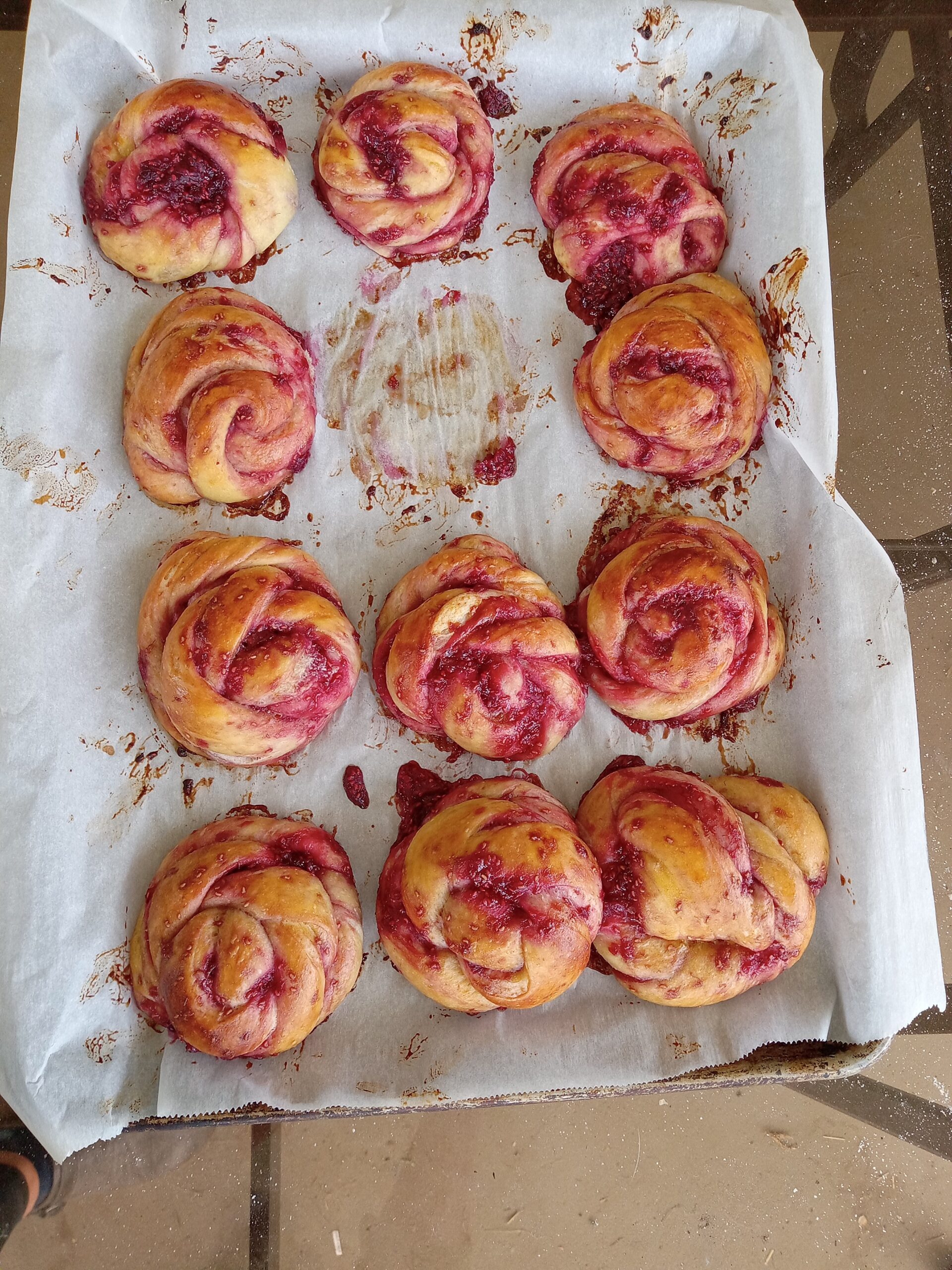June 21st, 2024: Sourdough Raspberry Knots - Hillsdale Hearth